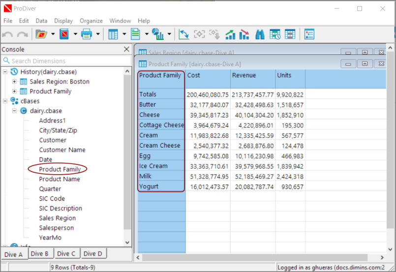 Using ProDiver to Access cBases